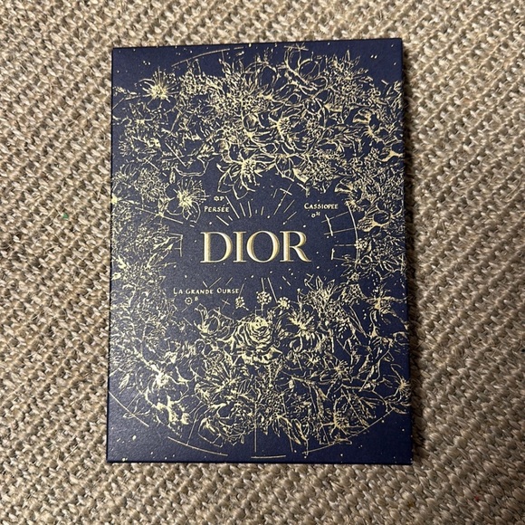 Dior | Accessories | Dior Premium Notebook Iconic Gold Blue | Poshmark